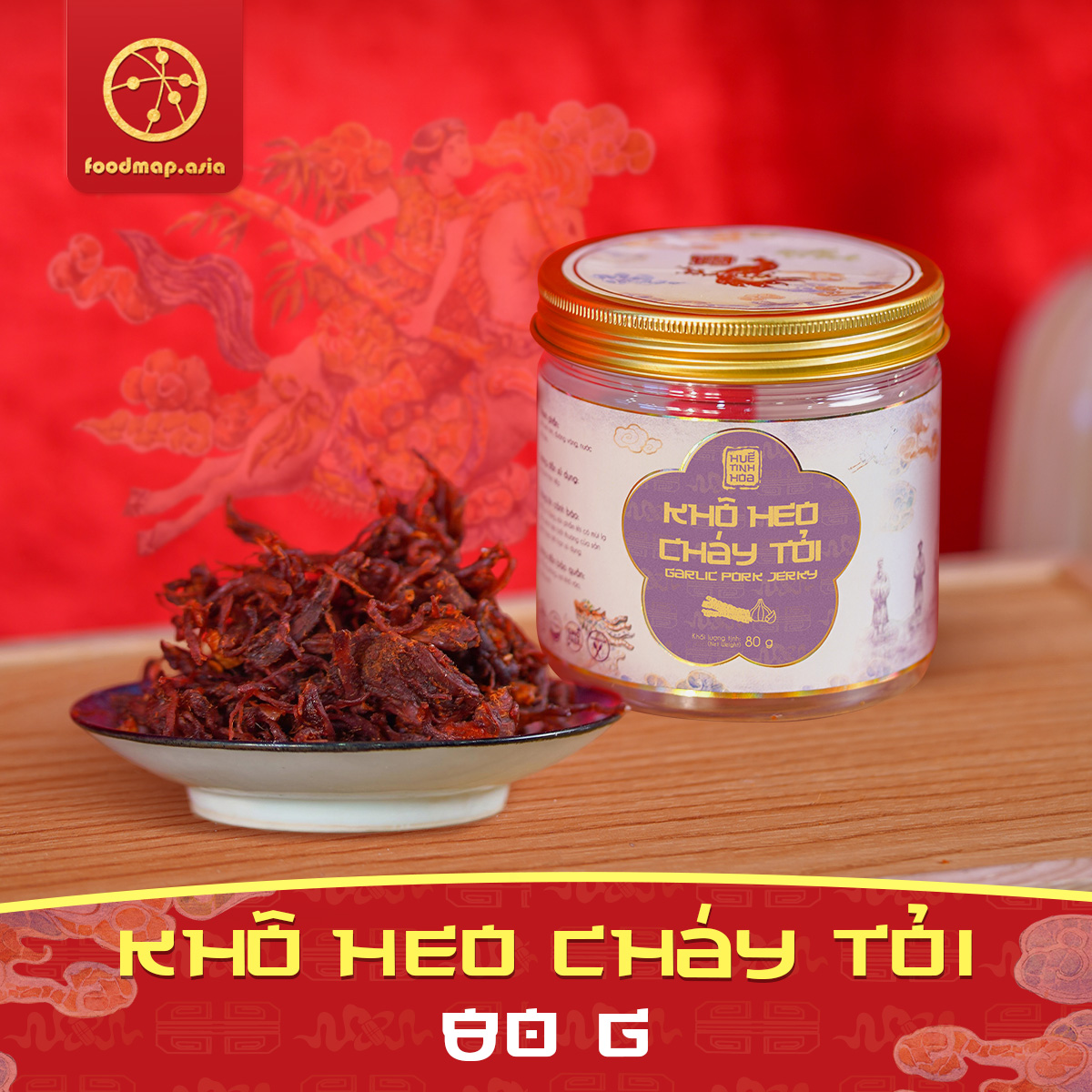 Khô Heo Tỏi Ớt - Đặc Sản Ngon Lành - Foodmap