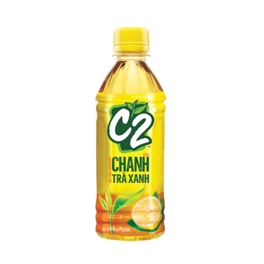 Trà Xanh C2 Hương Chanh - Chai 355ml - Foodmap